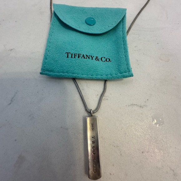 Tiffany & Co. | Jewelry | Tiffany Bar Necklace | Poshmark